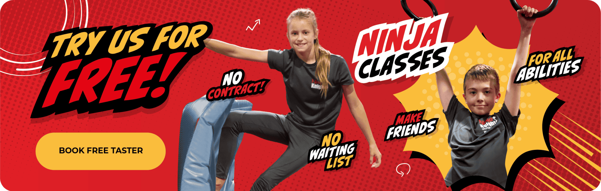 Join Our Ninja Classes For Kids & Learn New Skills | Gymfinity Kids