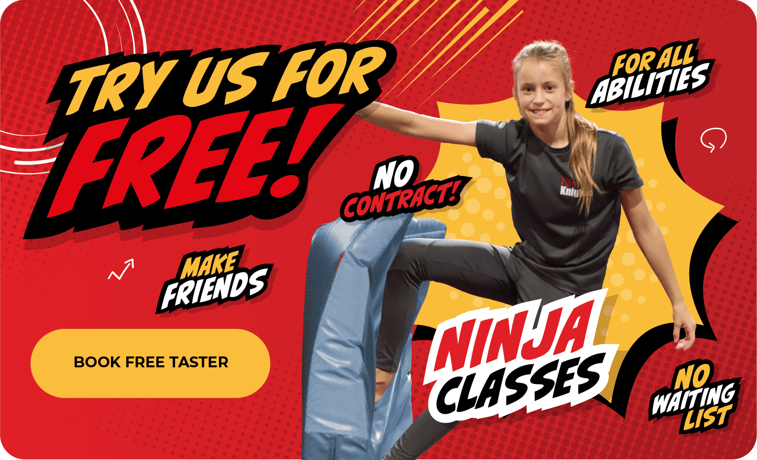 Join Our Ninja Classes For Kids & Learn New Skills | Gymfinity Kids